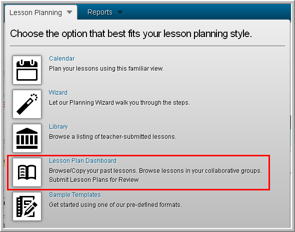 My Lesson Planner | Writing Your Lesson Plans – Support