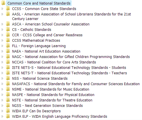 My Lesson Planner | State and Common Core Standards
